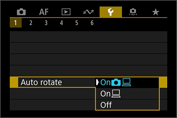 Sharing your best shots with an on-camera slideshow